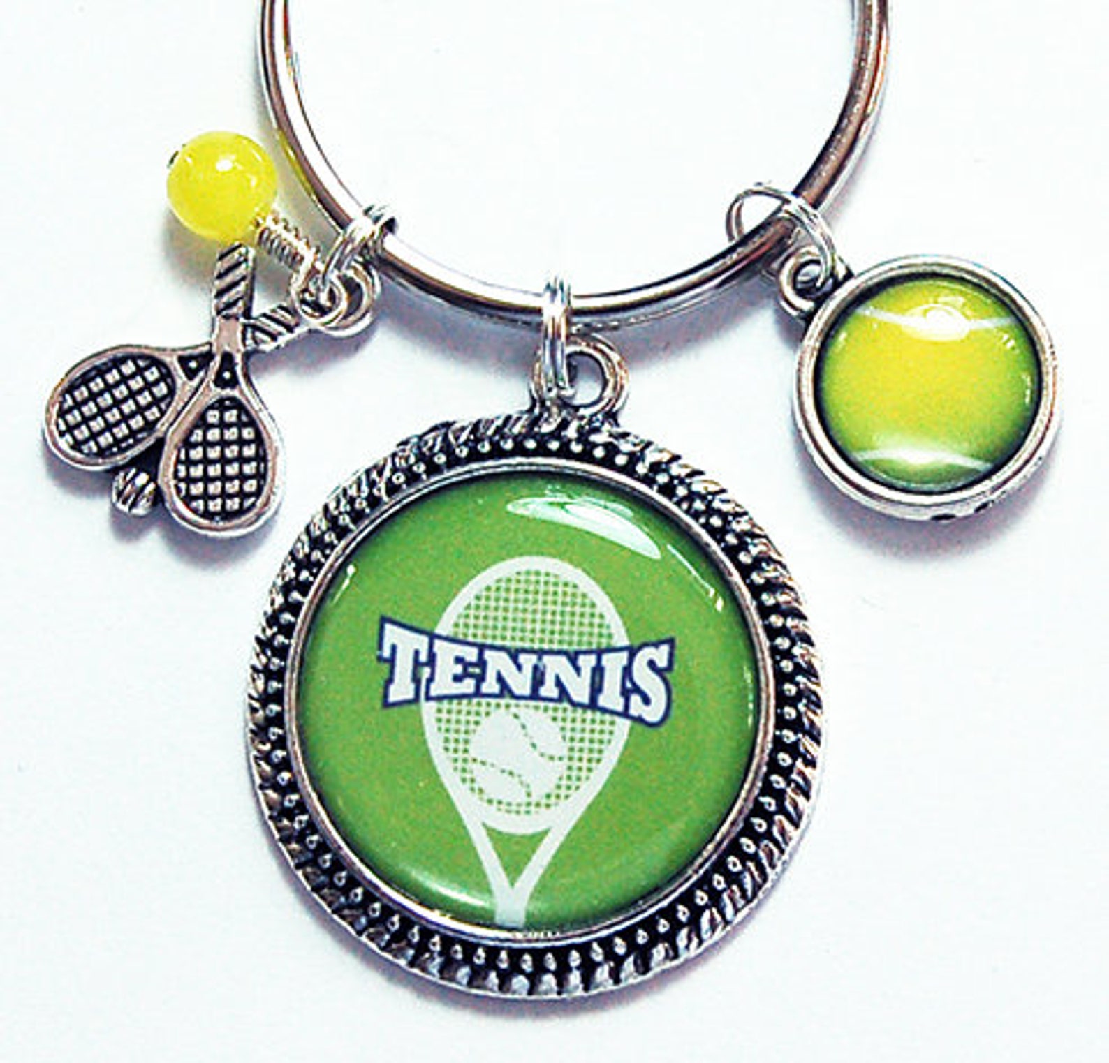 Tennis Keychain Sports Keyring Keychain With Charms Cute - Etsy Canada
