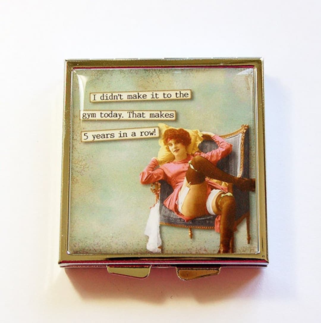 Funny Pill Box, Funny Pill Case, Square Pill Case, Pill Case, 4 ...