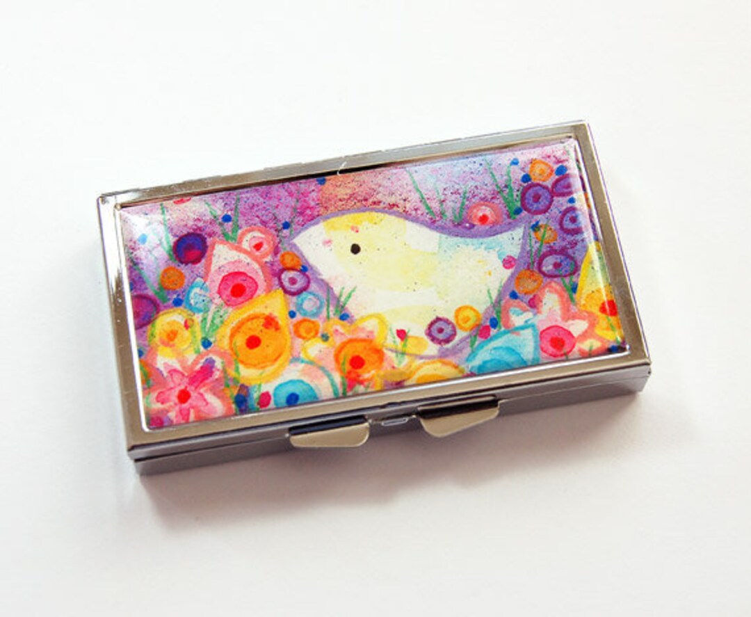 Pill Case, Pill Box, Pill Container, 7 Sections, 7 Day, Purple, Gift ...