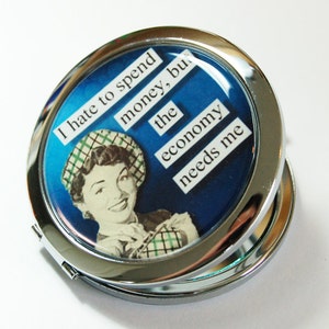 Funny Compact Mirror Purse Mirror Humor Funny Saying - Etsy