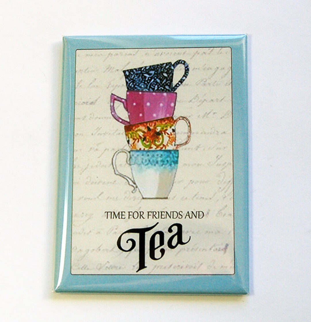 Tea Cup Magnet Kitchen Magnet Tea Magnet ACEO Magnet - Etsy