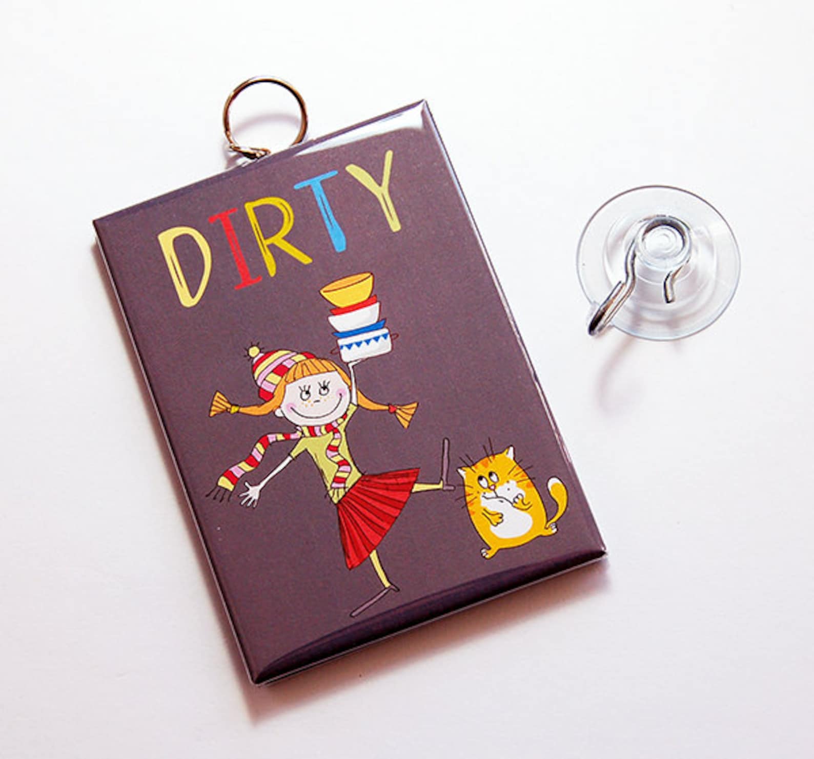 Dishwasher Sign Dirty Sign Clean Sign Works on Stainless - Etsy Canada