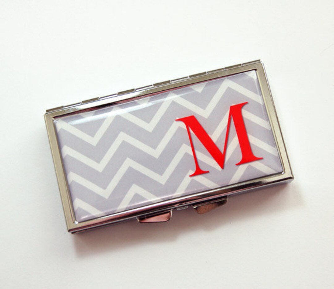 Monogram Pill Case, Pill Case, 7 Sections, 7 Day, Pill Box, Monogram ...