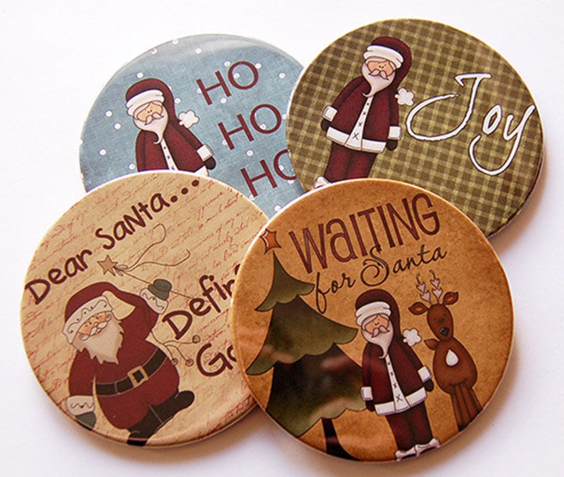 Christmas Coasters Xmas Coasters Drink Coasters Coasters - Etsy