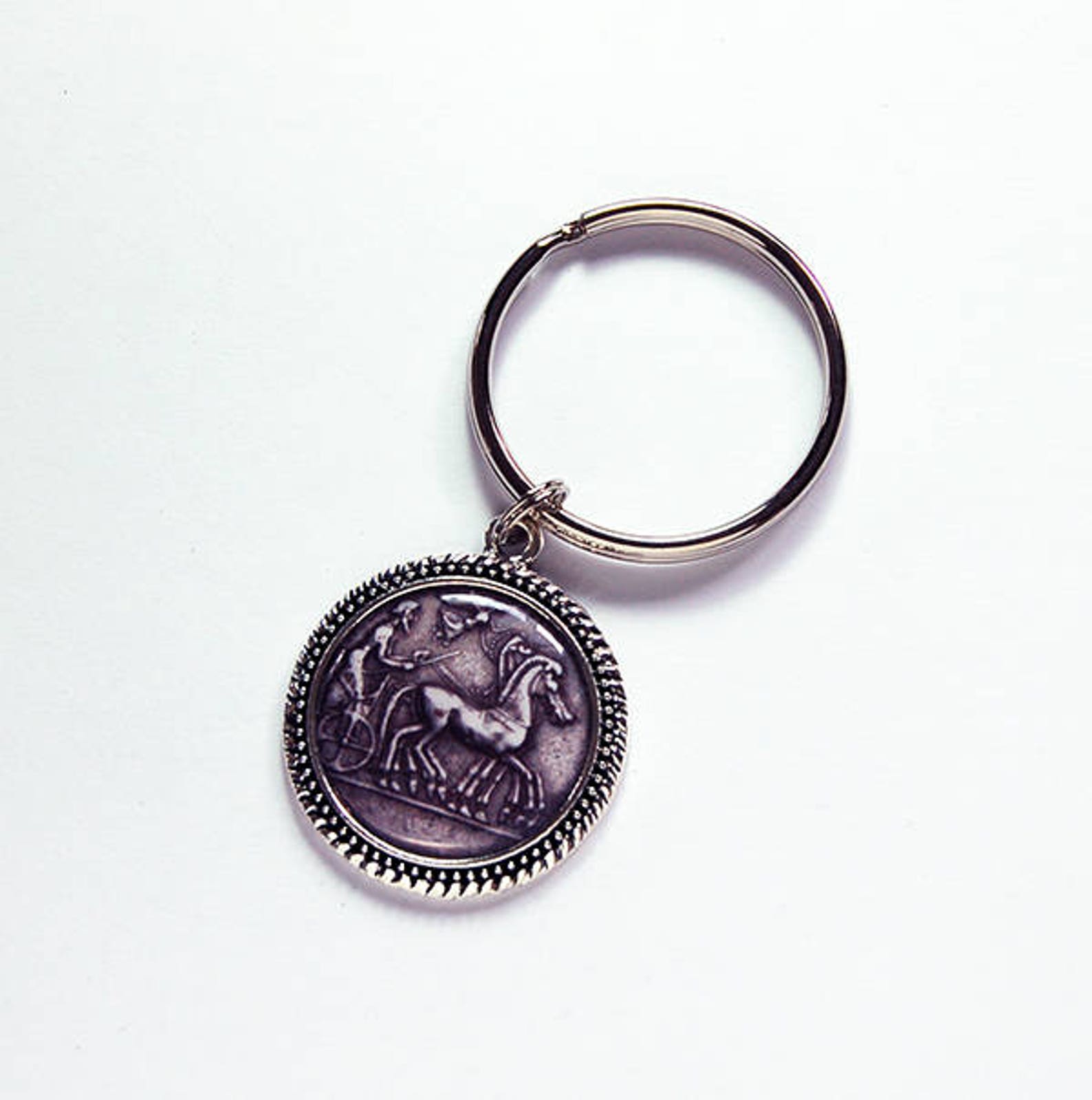 Ancient Coin Key Ring Keychain Old Coin Stocking Stuffer - Etsy