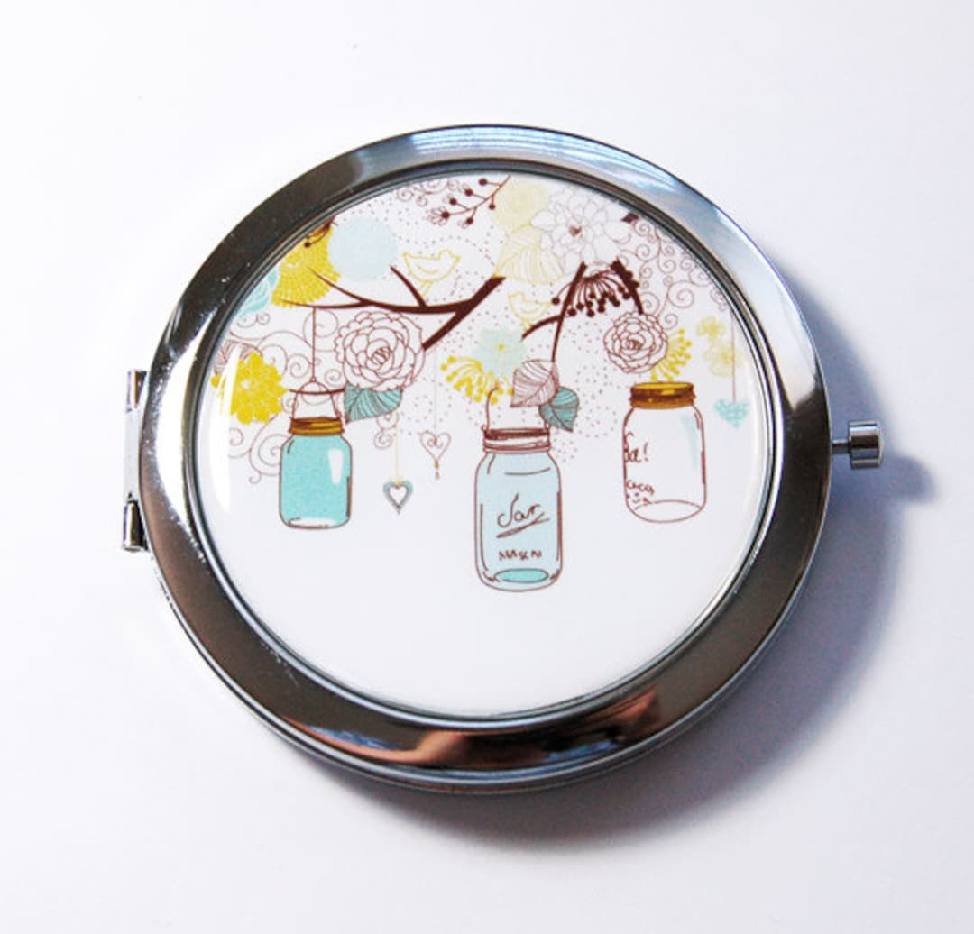 Flower Mirror Compact Mirror Pocket Mirror Mirror Mirror - Etsy