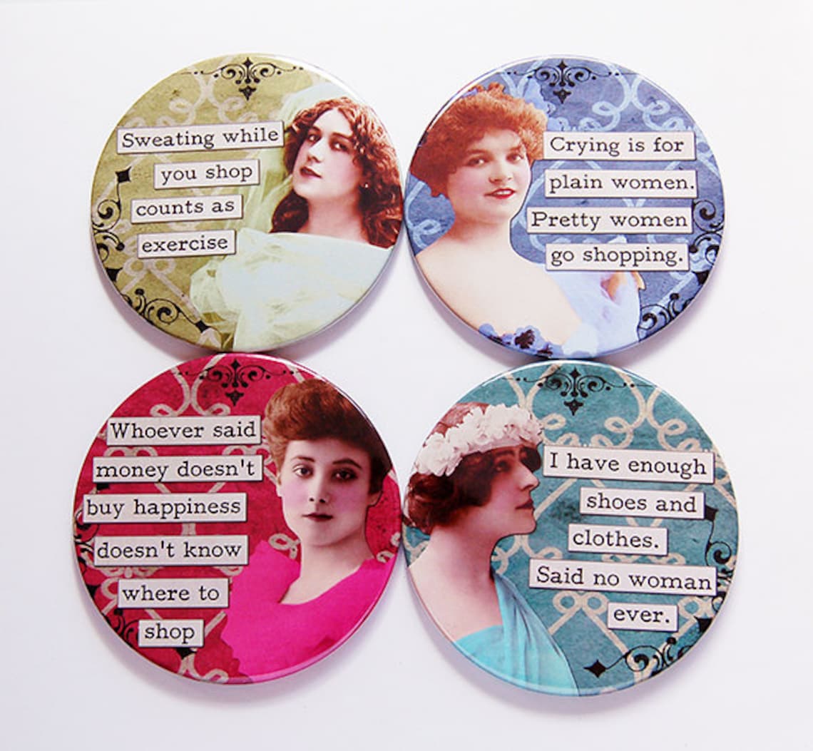 Funny Coasters Retro Coasters Drink Coasters Wine Coasters | Etsy