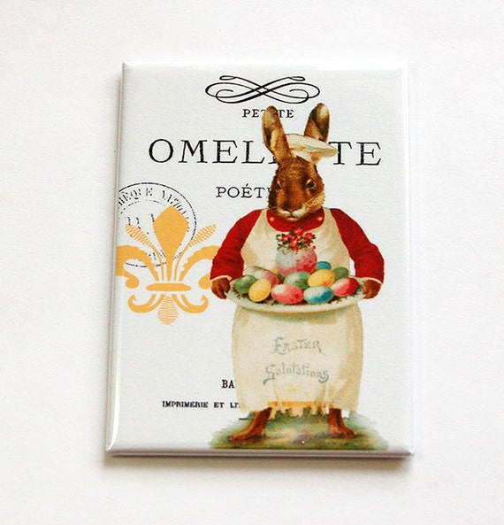 Easter Magnet Easter Bunny Magnet Fridge Magnet Kitchen | Etsy