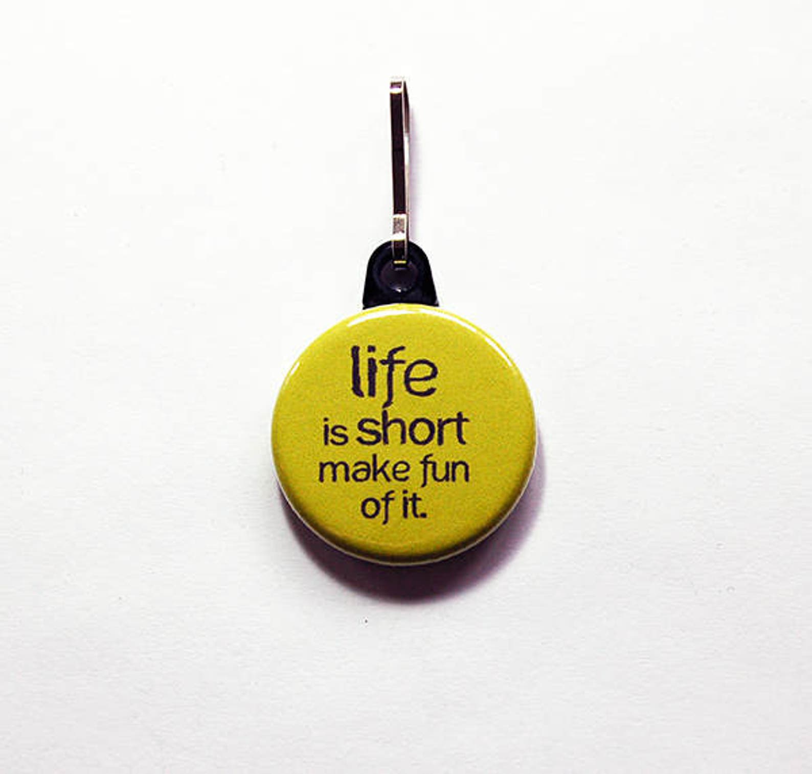 Funny Zipper Pull Life is Short Zipper Pull Purse Charm - Etsy