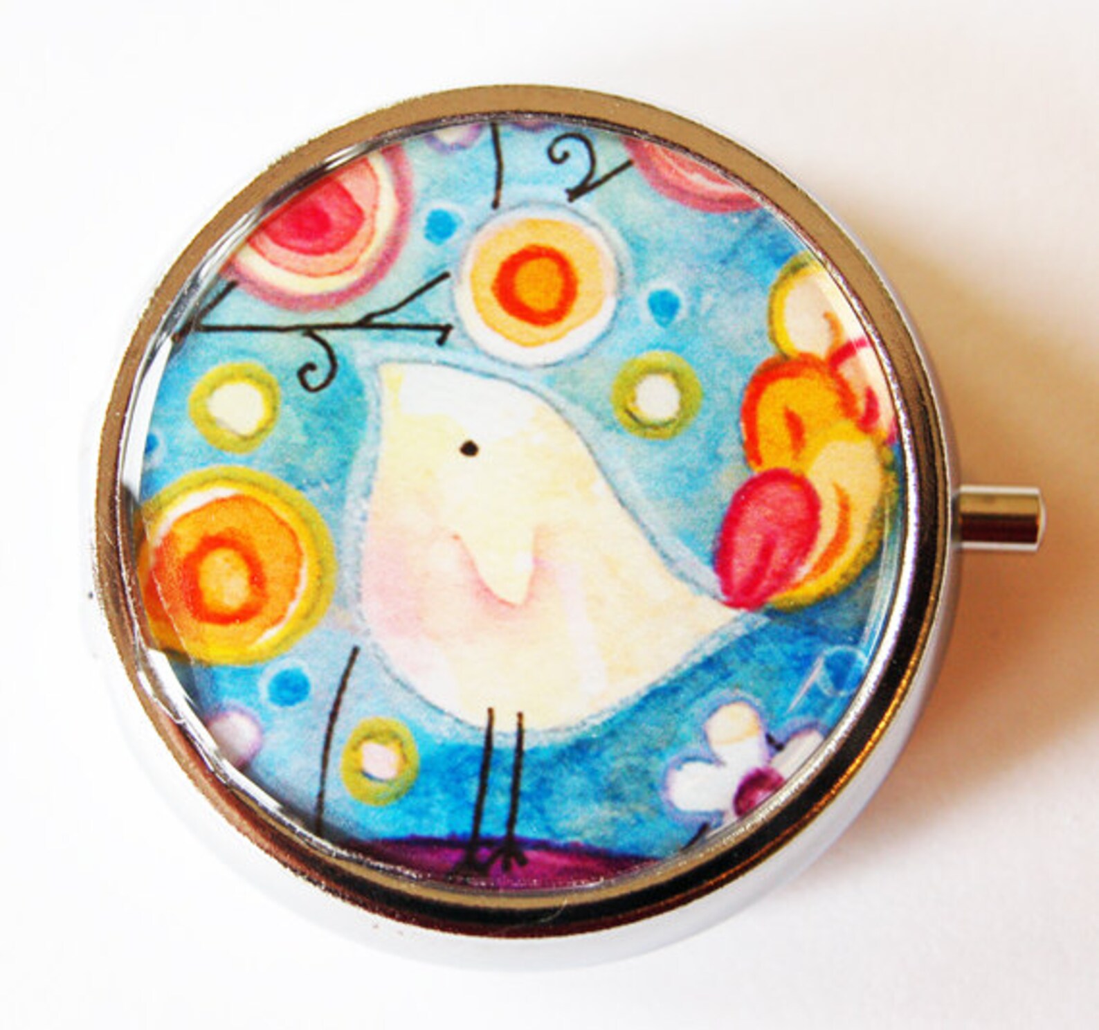 Bird, Pill Box, Pill Case, Pill Container, Bird, Gift for Her, Bird ...