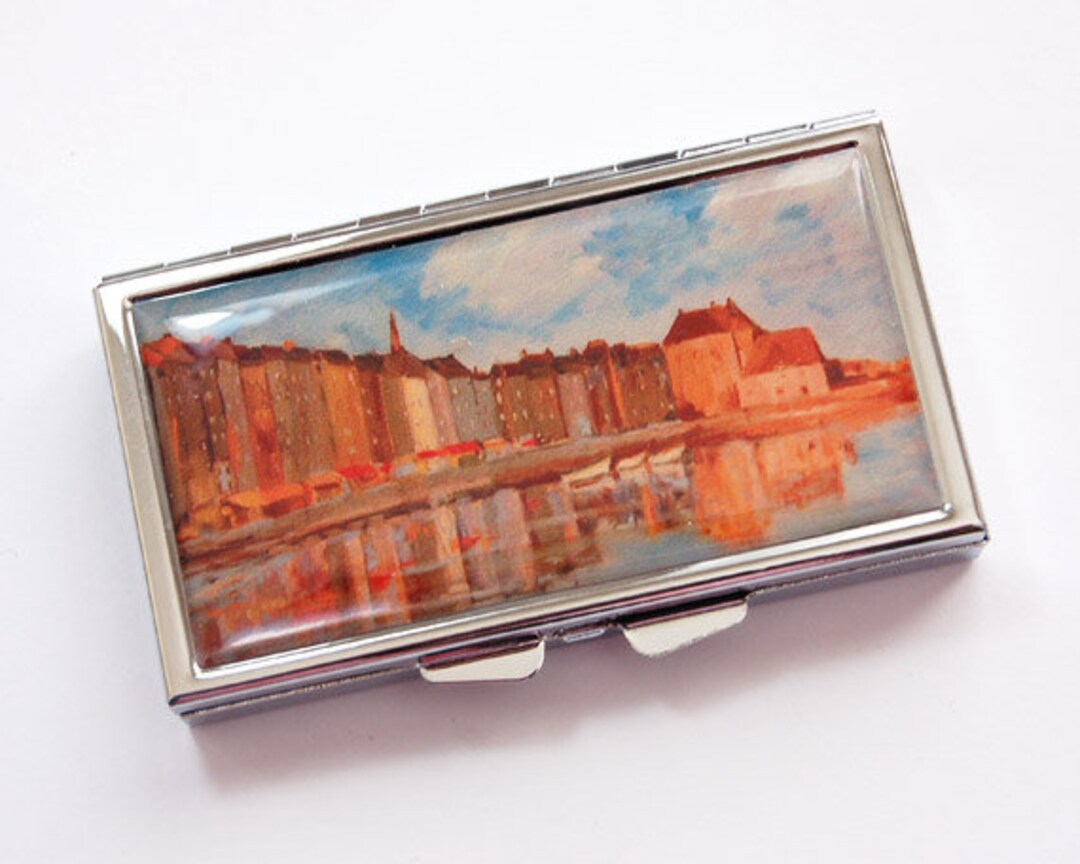 Monet Pill Box, Pill Case, Pill Box, Monet, 7 Day, 7 Sections ...