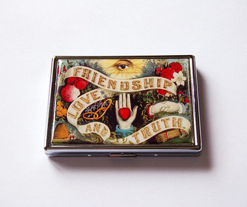 Slim Cigarette Case Cigarette Box Metal Cigarette Case Eye - Etsy