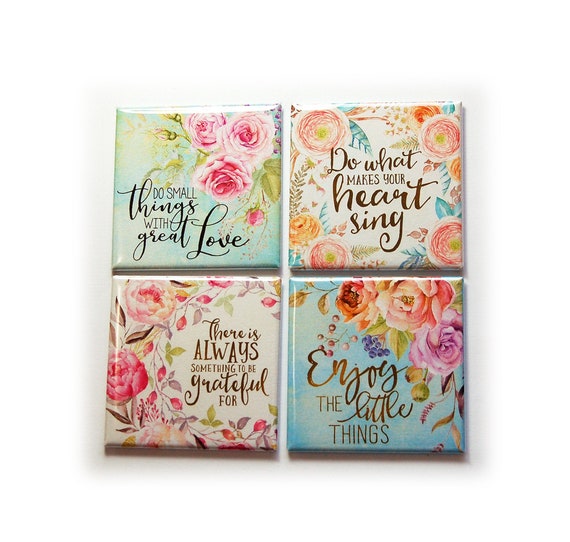 Inspirational Sayings Magnet Set Affirmation Fridge Magnets - Etsy