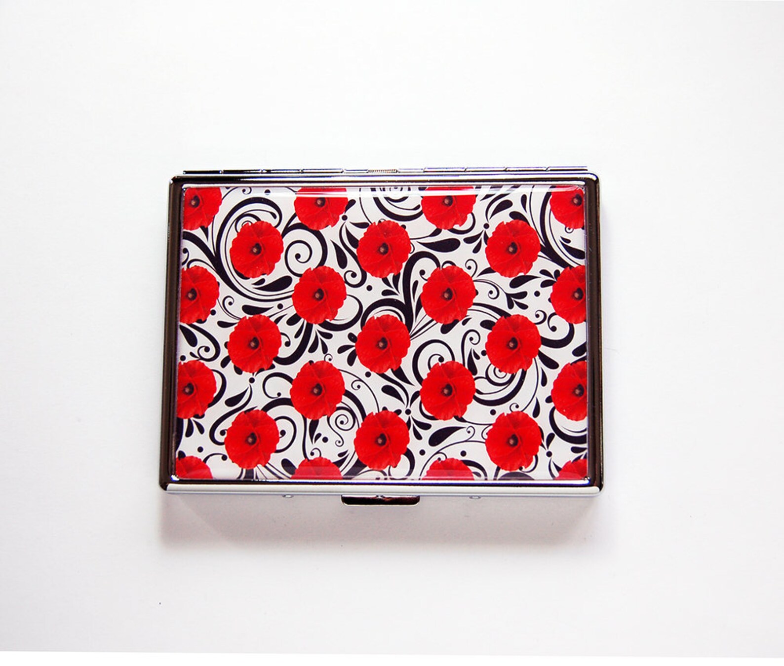Poppy Cigarette Case Slim Cigarette Case Cigarette Box - Etsy Canada