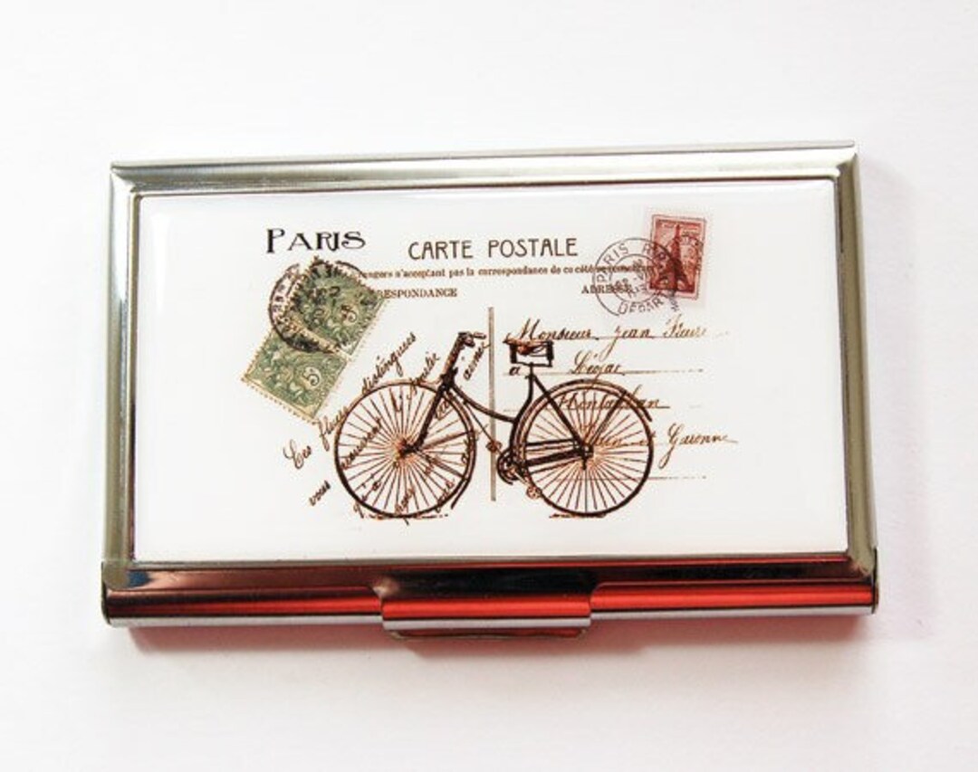 Bicycle Card Case, Business Card Case, Business Card Holder, Postcard ...