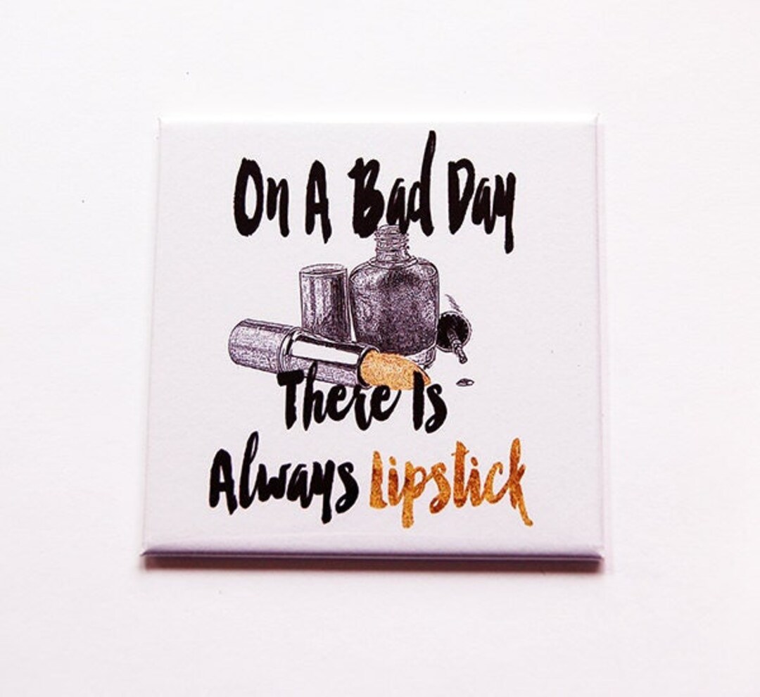 Lipstick Magnet, Magnet, Fridge Magnet, Kitchen Magnet, Stocking ...