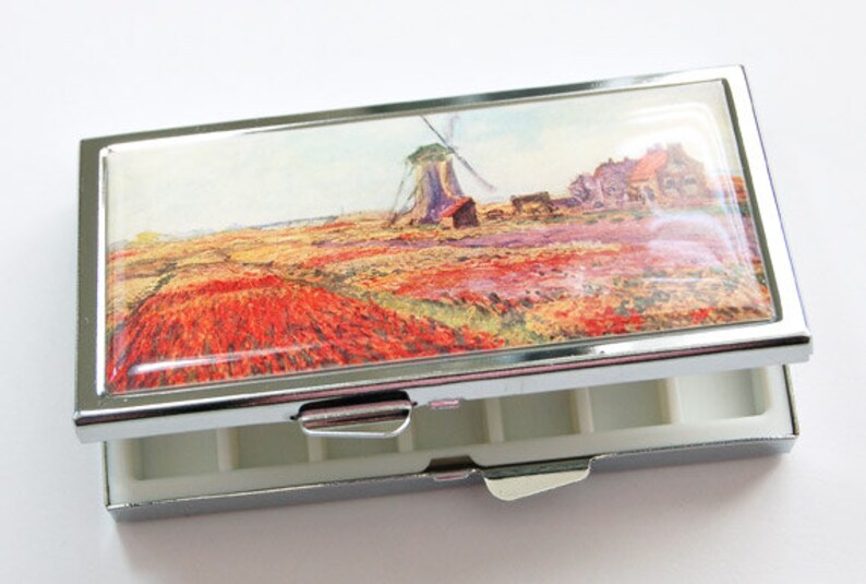 Monet Pill Case Pill Case Pill Box Monet 7 Day 7 - Etsy