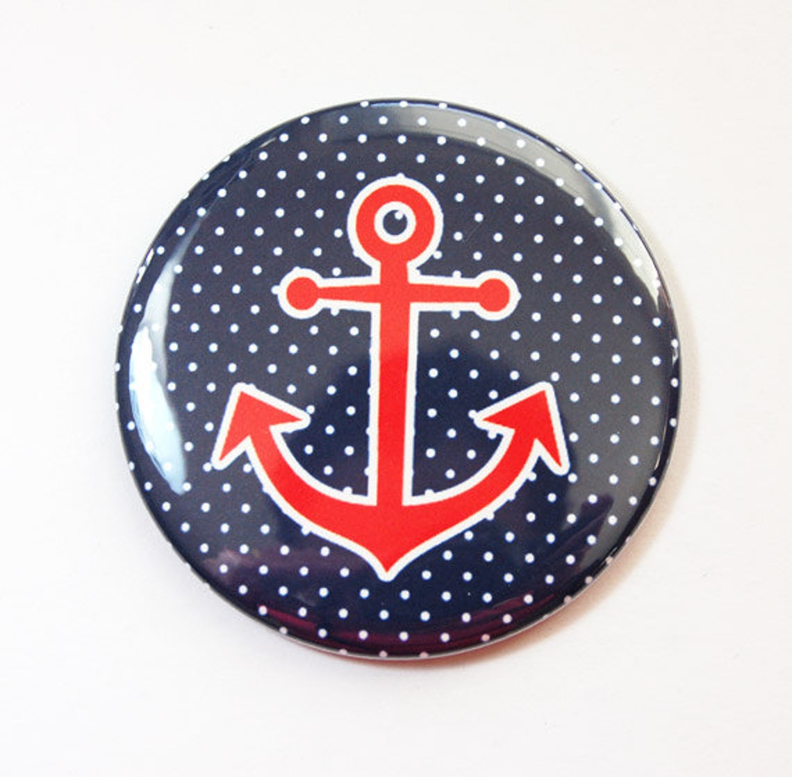 Anchor Pocket Mirror Pocket Mirror Mirror Purse Mirror - Etsy