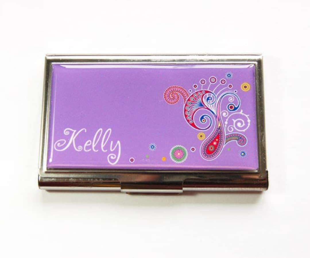 Personalized Business Card Case, Custom Case, Personalized, Card Case ...