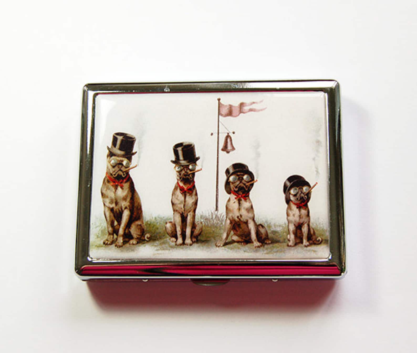 Smoking Dogs Cigarette Case Cigarette Holder Cigarette Case | Etsy