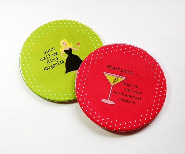 Funny Coasters Set of Coasters Drink Coasters Coasters | Etsy