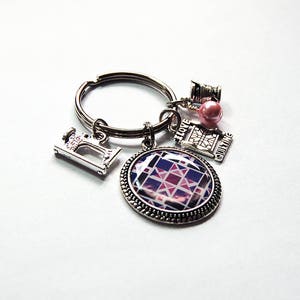 Quilting Keychain, Gift for Quilter, Stocking Stuffer, Gift Under 20 ...