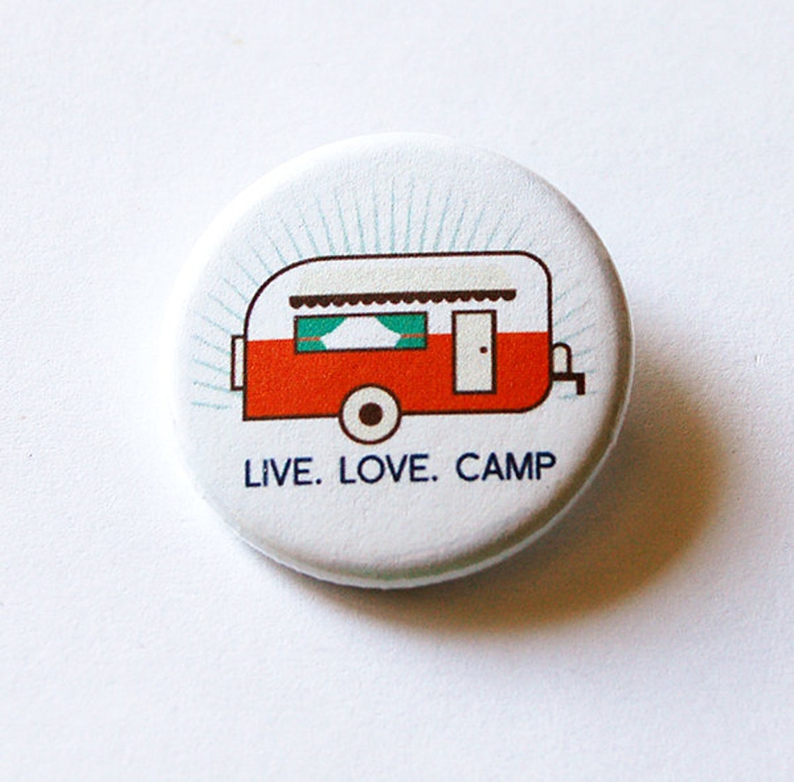 Live Love Camp Pin Camping Button Pinback Button Lapel Pin - Etsy