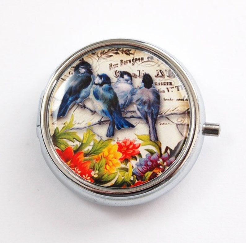 Bird Pill Box Bird Pill Case Pill Case Pill Container - Etsy