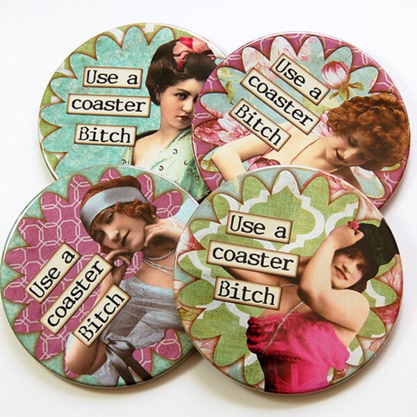 Funny Coasters - Etsy