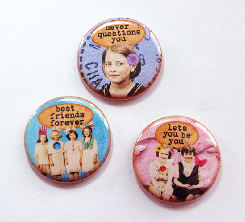 Funny Magnets Friend Magnets Magnets Button Magnets Locker - Etsy