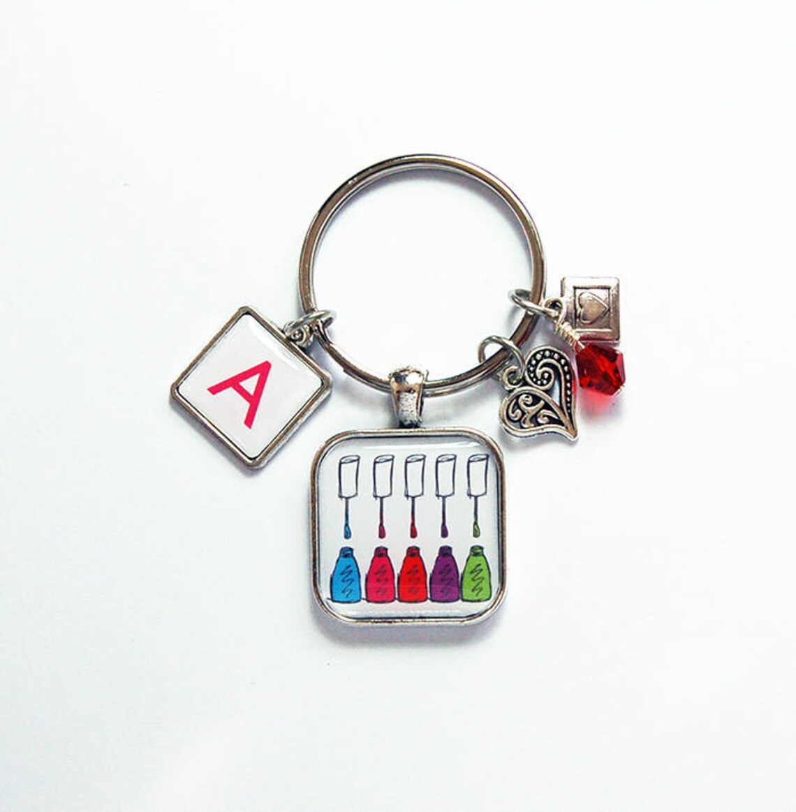 Nail Technician Keychain Keyring for Nail Tech Personalized | Etsy Canada