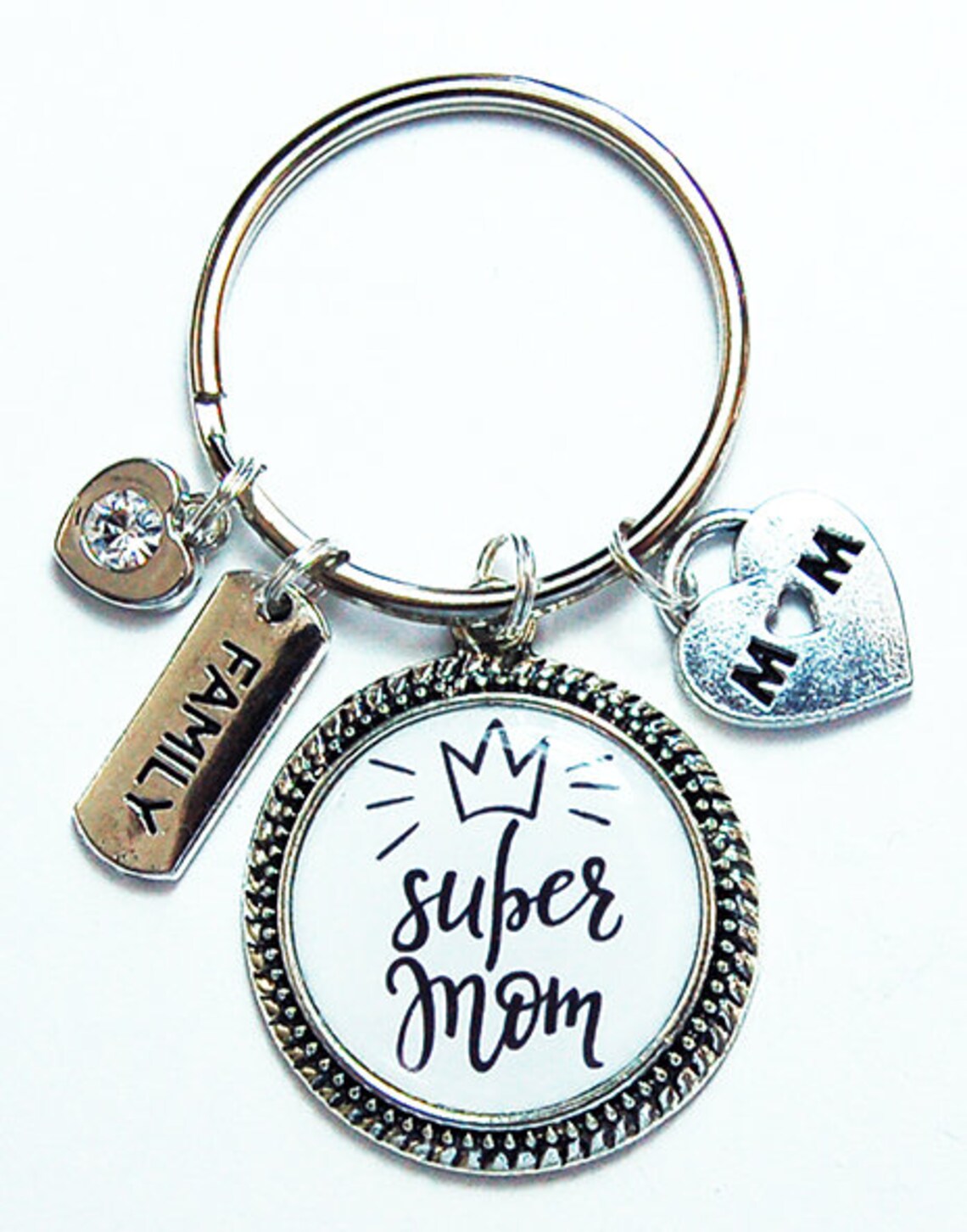 Keychain for Mom Mother's Day Gift Super Mom Keychain - Etsy UK