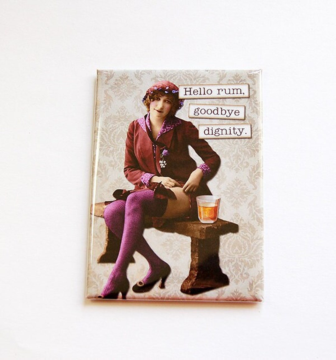 Magnet, ACEO, Sassy Women, Fridge Magnet, Funny Magnet, Humor, Retro ...