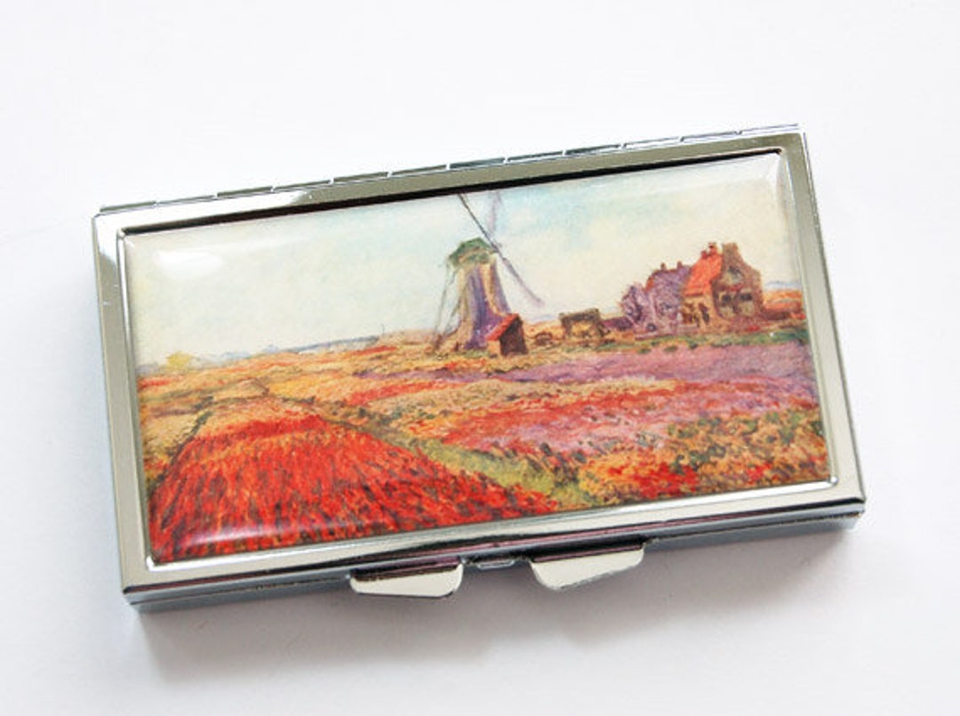 Monet Pill Case, Pill Case, Pill Box, Monet, 7 Day, 7 Sections, Fine ...