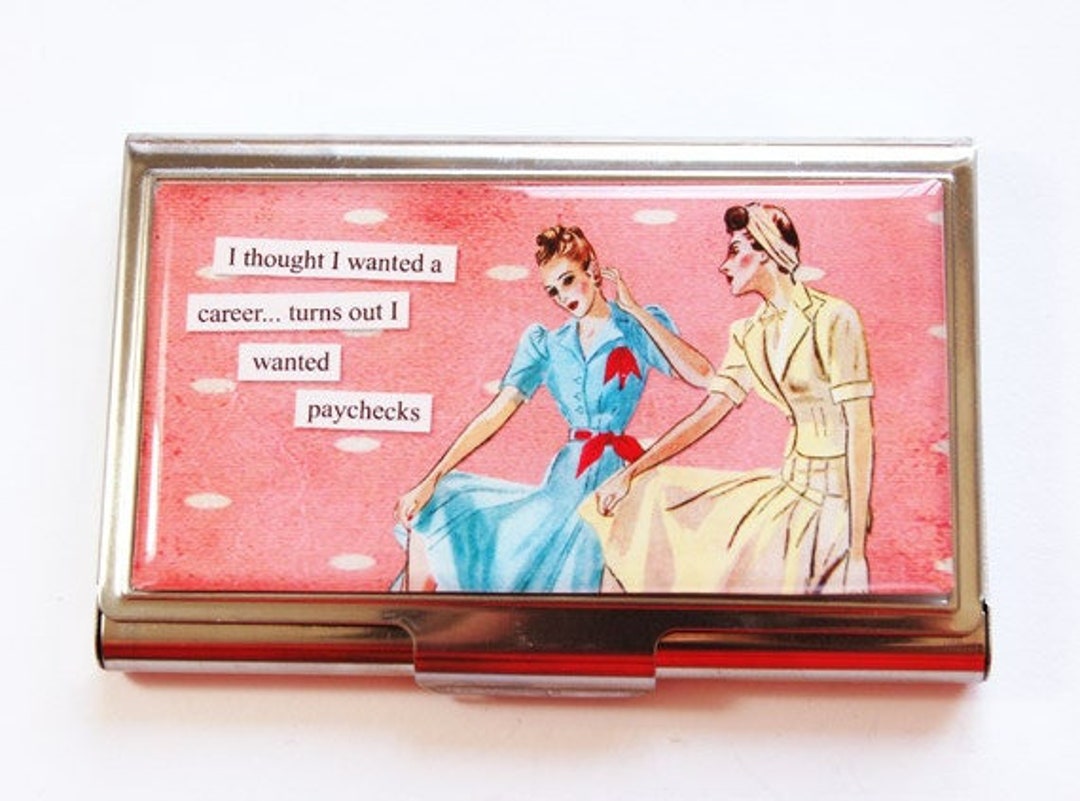 Business Card Case, Funny Card Case, Humor, Funny Business Card Case ...
