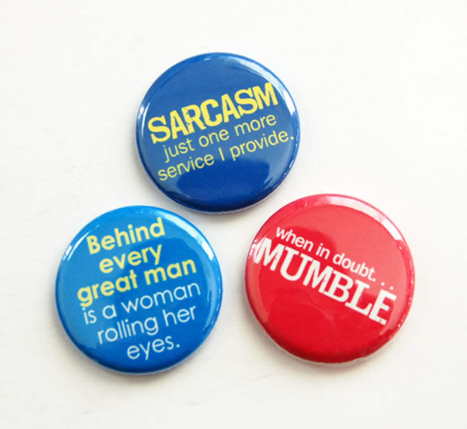 Funny Magnets Humor Button Magnets Kitchen Magnets Fridge | Etsy