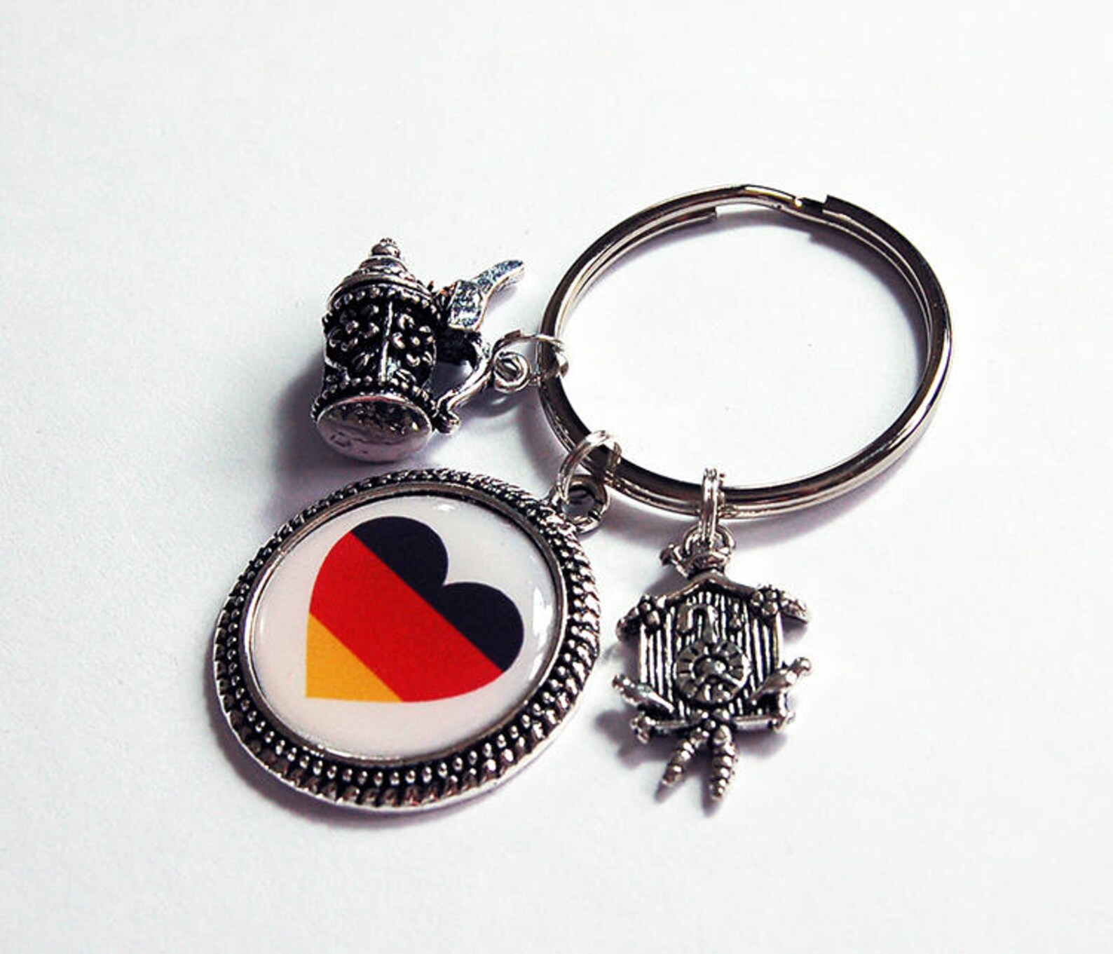 Germany Keychain Beer Stein Cuckoo Clock Loves Germany - Etsy