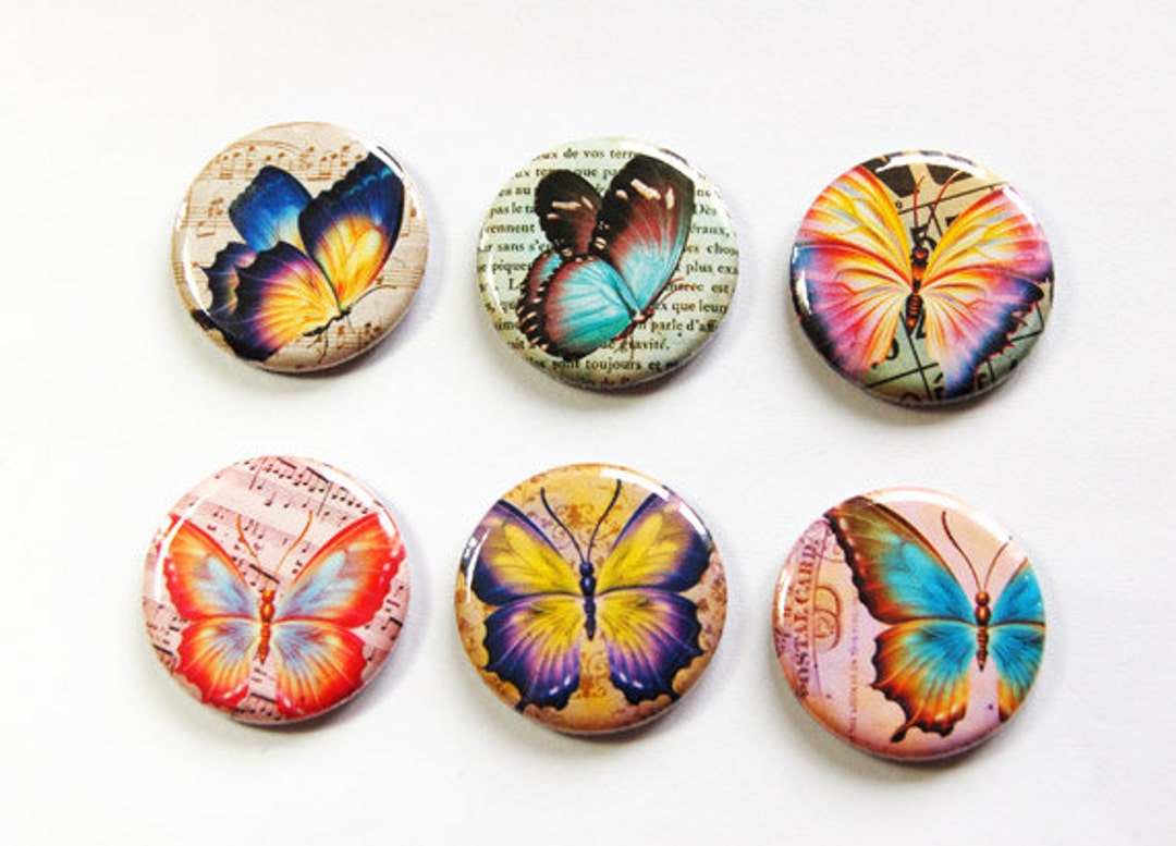 Butterfly Magnets, Nature Magnets, Gift Under 10, Fridge Magnets ...