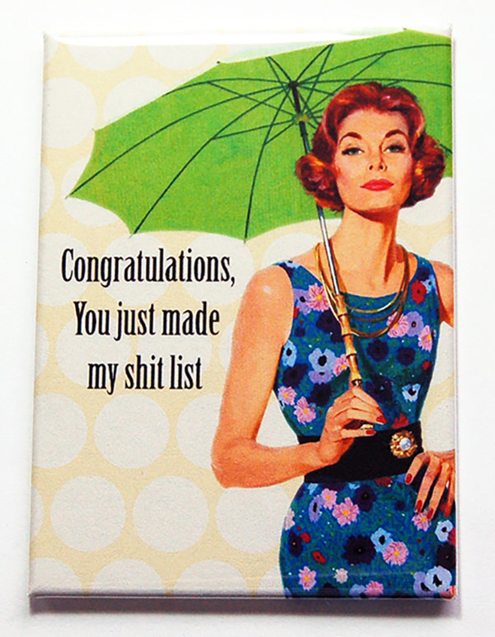 Shit List Magnet, Funny Magnet, Fridge Magnet, Humor, ACEO, Sassy Women ...