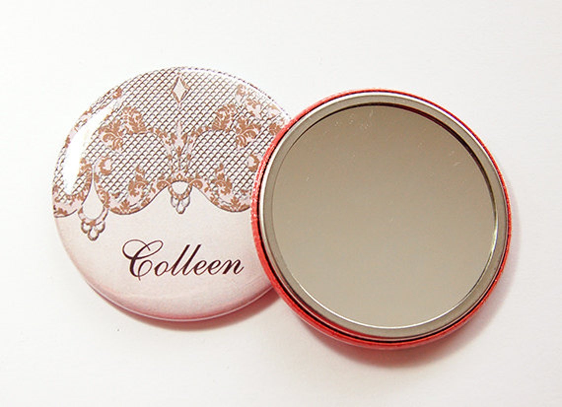 Personalized Pocket Mirrorpurse Mirror Pocket Mirror Custom | Etsy