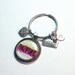 Inspire Keyring With Charms, Pretty Keychain, Inspirational Keychain ...