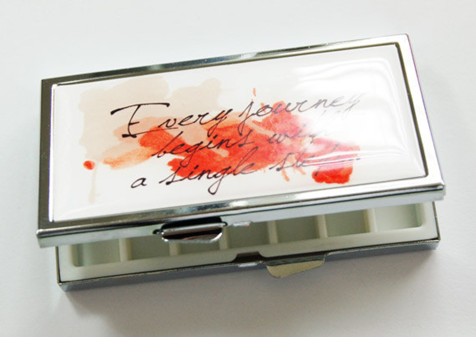 Pill Box 7 Sections Pill Case 7 Day Inspirational Saying - Etsy