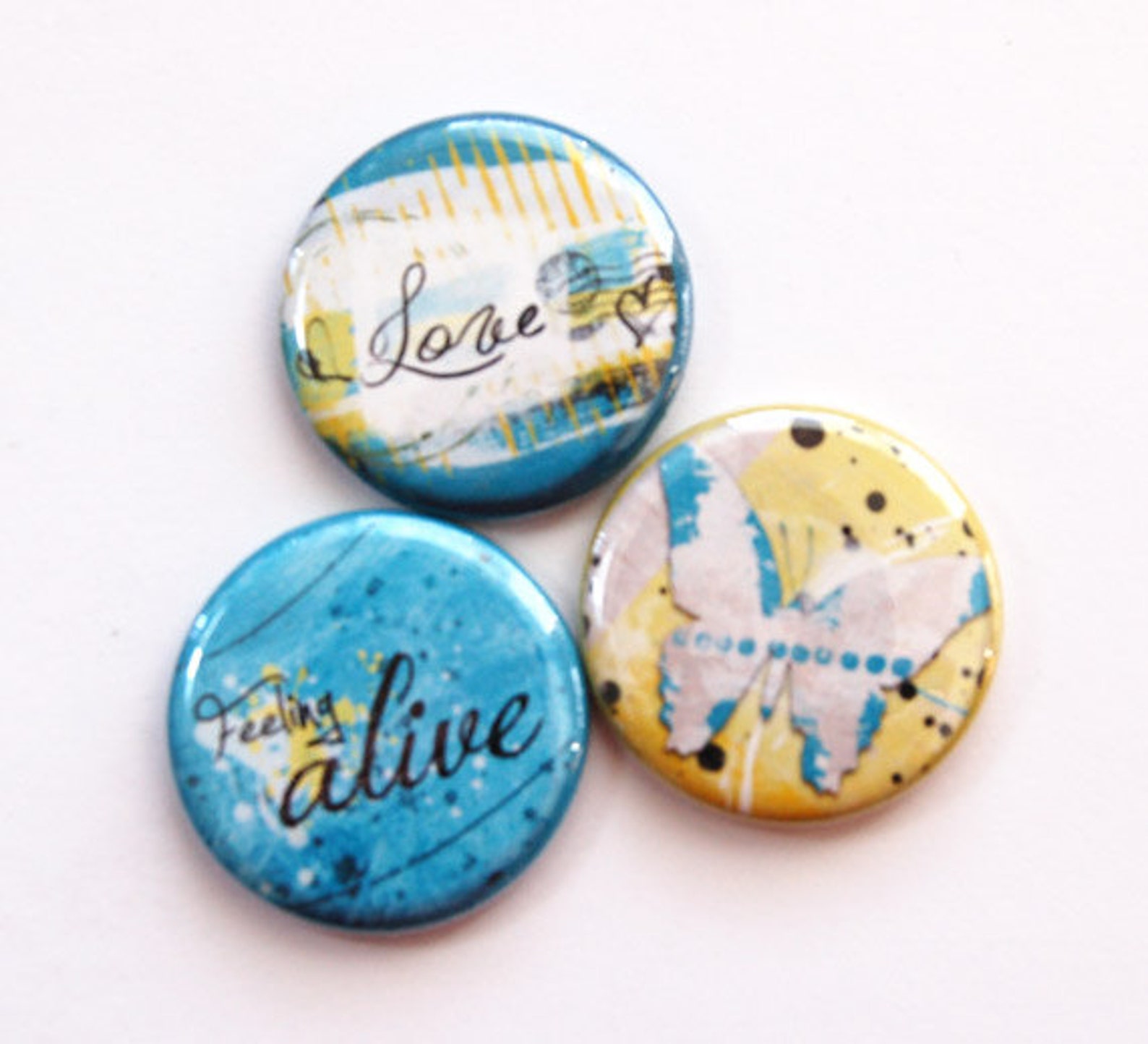 Magnet Set Magnets Button Magnets Fridge Magnets Kitchen | Etsy