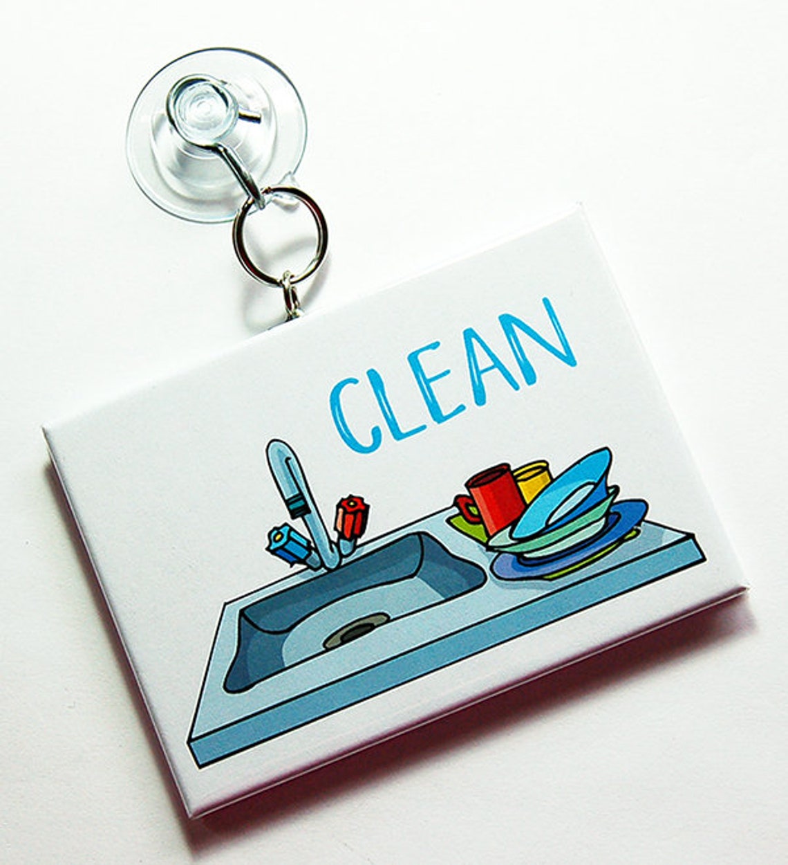 Dishwasher Sign Dishes in Sink Clean Dishes Sign Dirty - Etsy