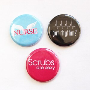 Nurse Magnets Button Magnets Magnets for Nurse Nurses Week - Etsy
