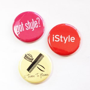Hairdresser Magnets, Button Magnet, Kitchen Magnet, Stylist, Gift for ...