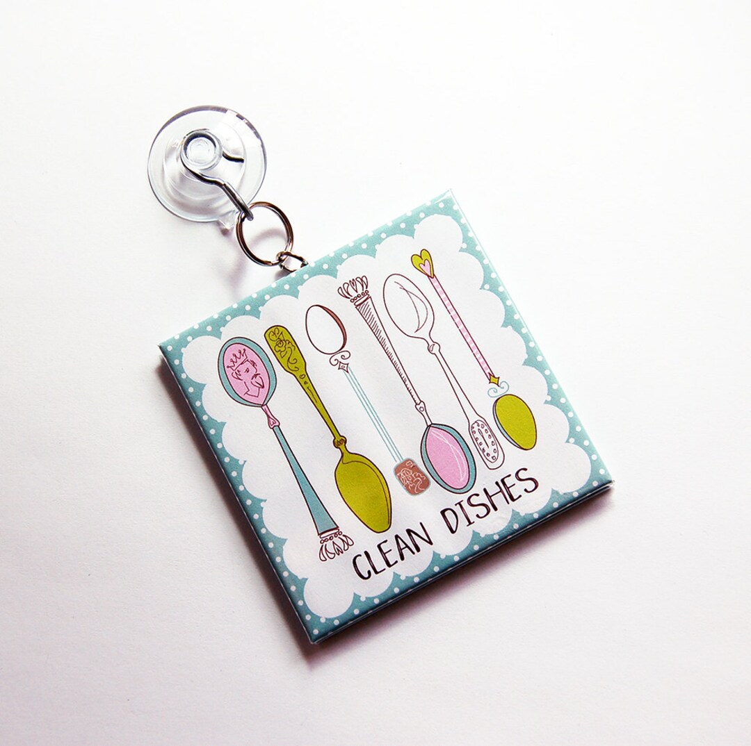 Sign With Suction Cup, Dishwasher Sign, Works on Stainless Steel, Clean ...