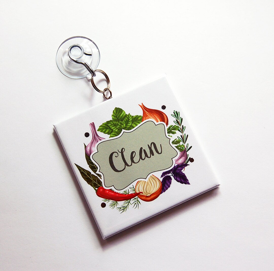 Dishwasher Sign, Kitchen Sign, Sign With Suction Cup, Works on ...