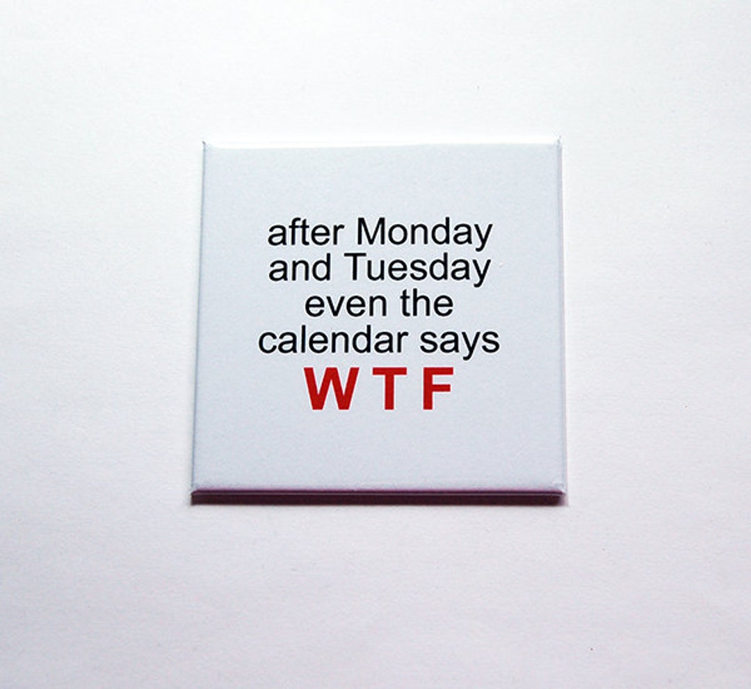 WTF Magnet, Funny Magnet, Fridge Magnet, Magnet, Stocking Stuffer ...
