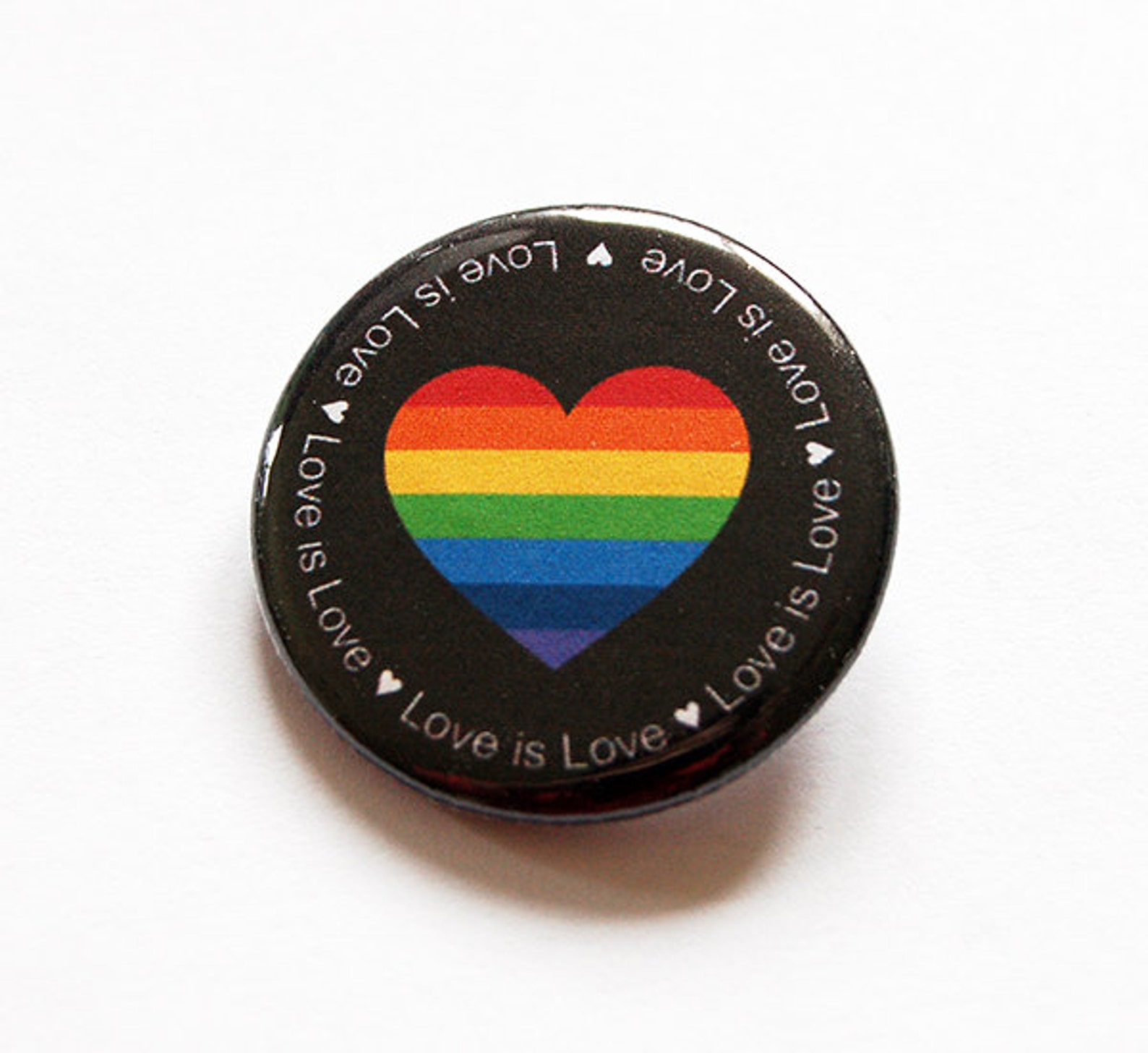 Love is Love Button LGBT Pin Pinback Buttons Pride Month | Etsy